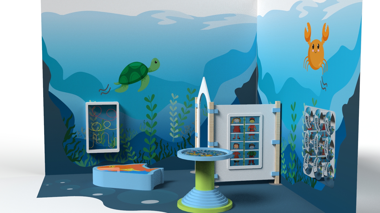 Espace enfant thème océan - ADVITA