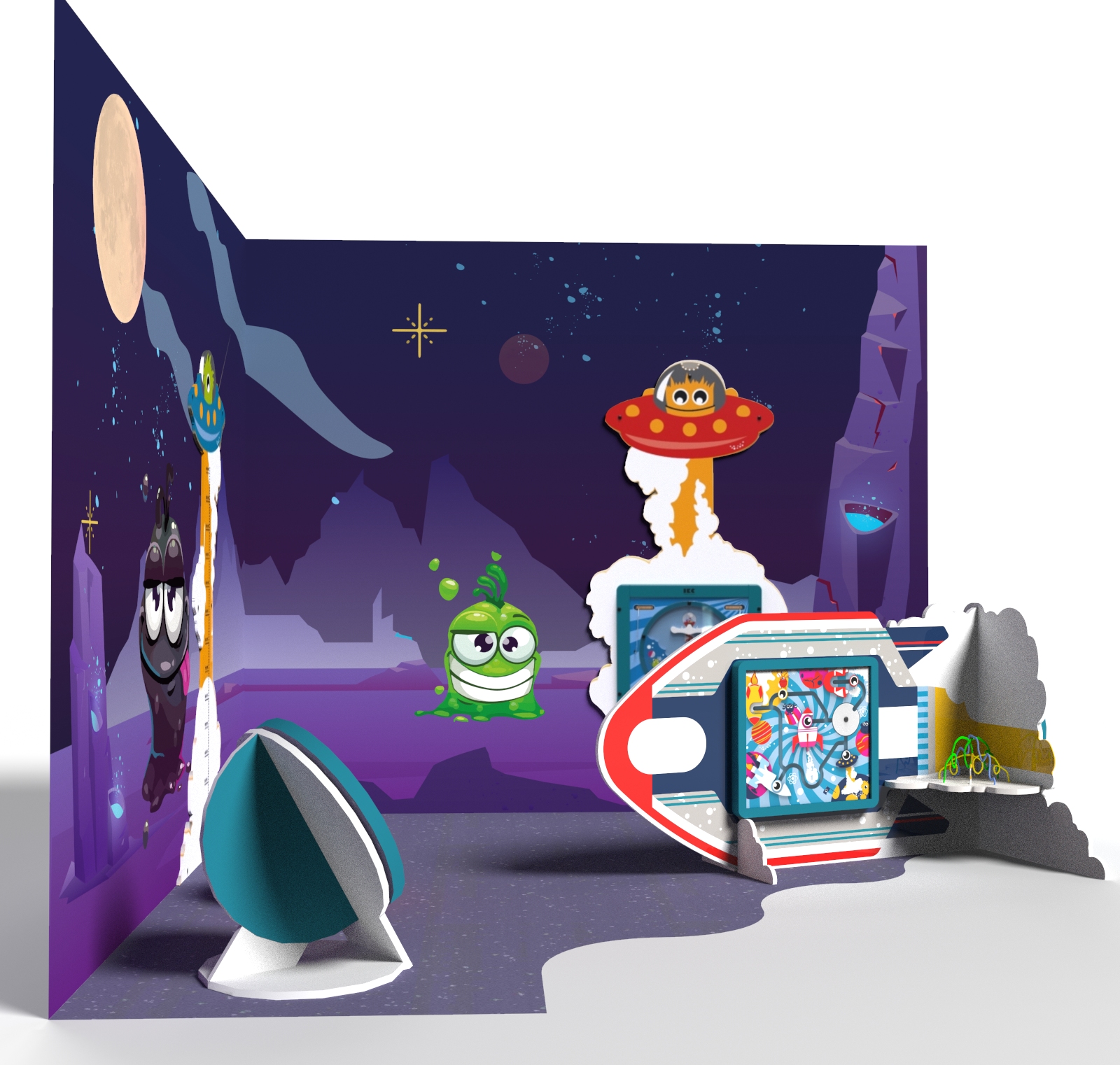 Espace enfant thème spatial - ADVITA